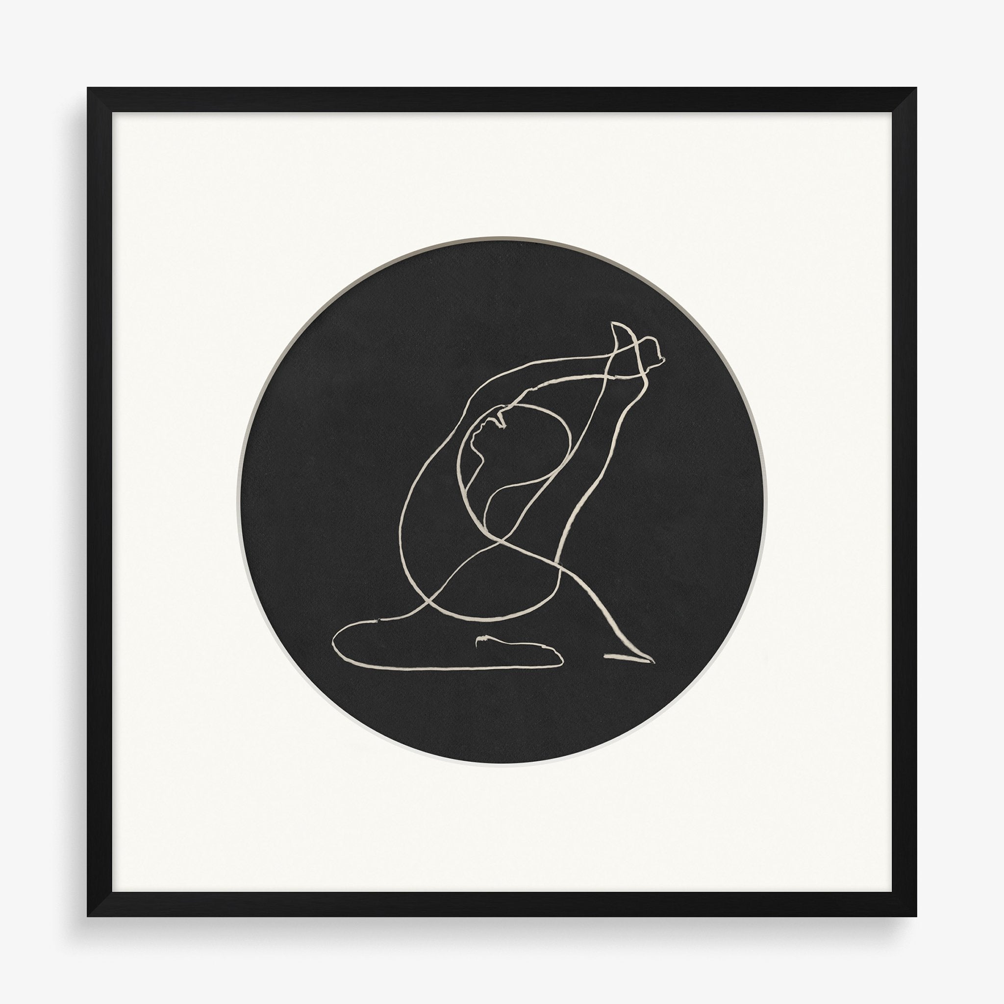 Contour Figure 1 - Abstract figure drawing wall art – Mat Sanders