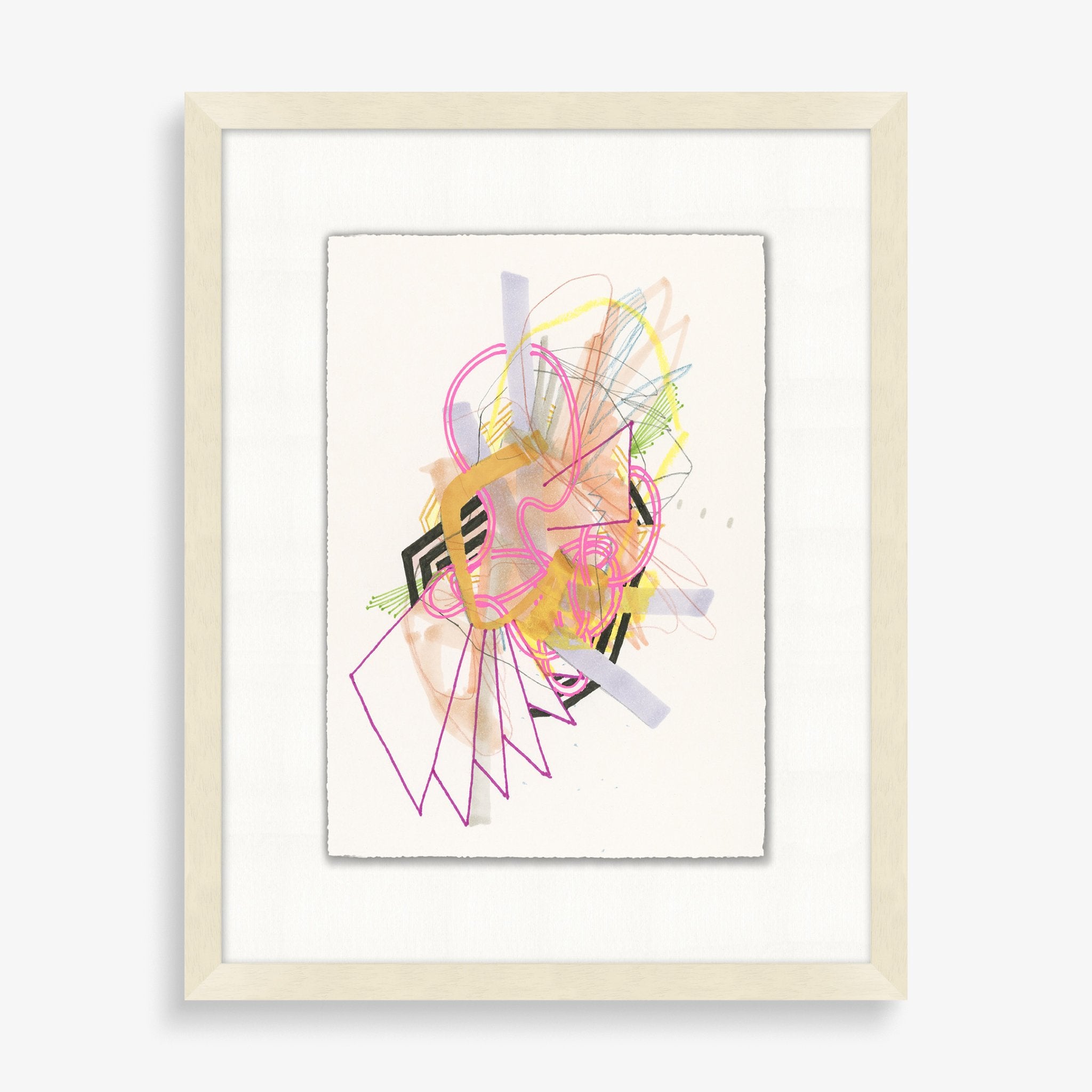 Subliminal Sketch 1 - multi-media abstract piece – Mat Sanders